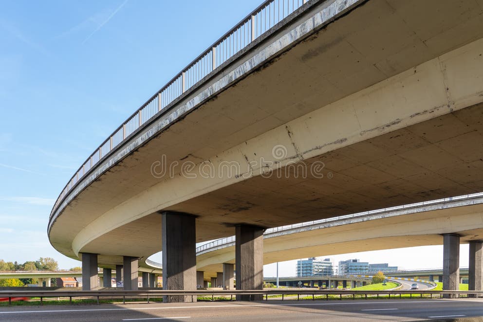 Highway Bridge , Connecting Bridge Stock Image - Image of panorama ...
