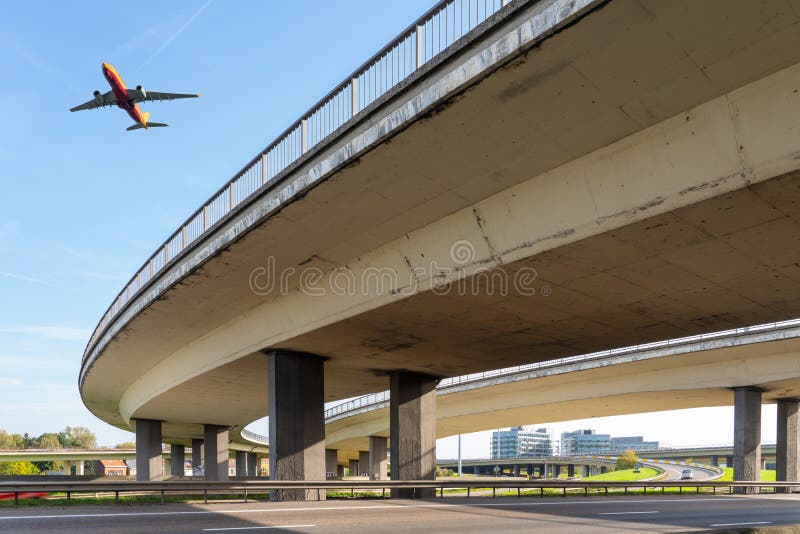 Highway Bridge , Connecting Bridge Stock Image - Image of connection ...