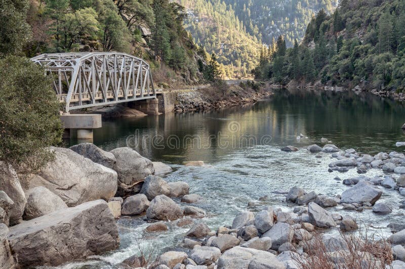 Bridge Over the Feather River, Northern California Stock Photo - Image ...