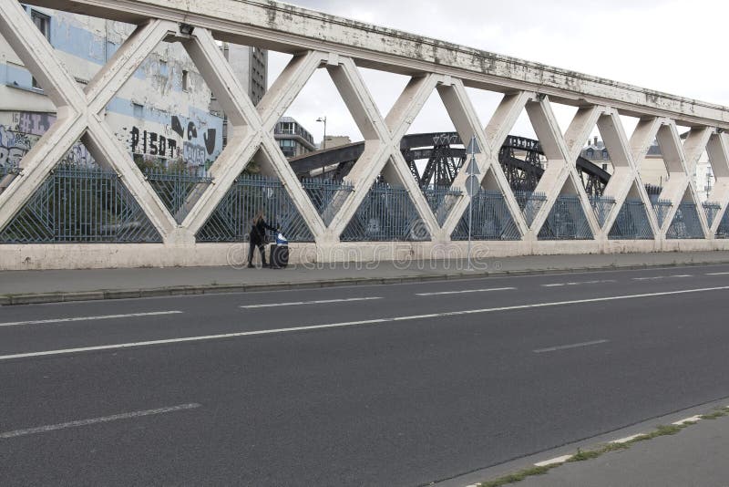 Highway Bridge Over the River Editorial Photography - Image of traffic ...