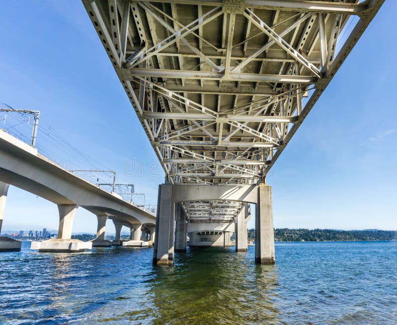 Highway Bridges Architecture 4 Stock Image - Image of transportation ...