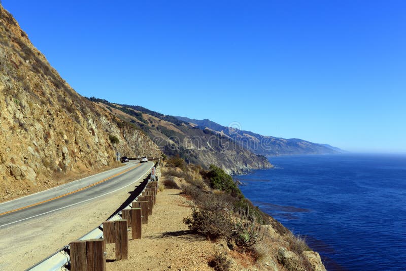 Highway CA-1 stock image. Image of coast, ocean, american - 36807139