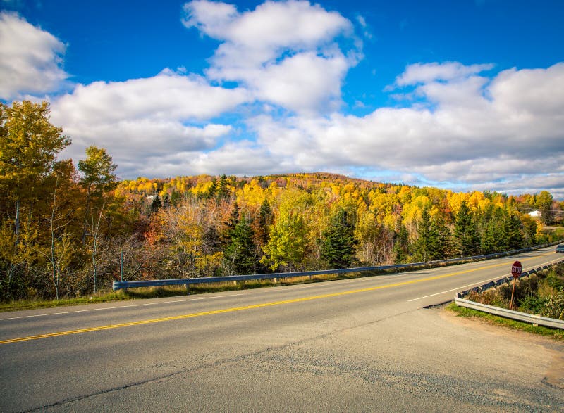 Highway in Cape Breton in Fall Stock Image - Image of highlands, cape ...