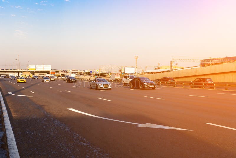 Highway with cars stock image. Image of speedway, transport - 86591787