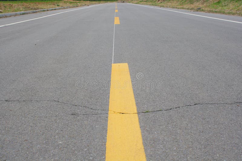 Highway Center Line stock photo. Image of highway, travel - 3519878