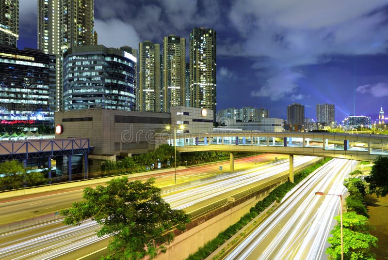 Highway in city stock image. Image of landscape, building - 38722151