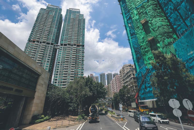 Highway with Cityscape, the Street View at HK May 4 2023 Editorial ...