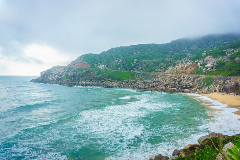Highway through coast stock photo. Image of journey, coastline - 56432690