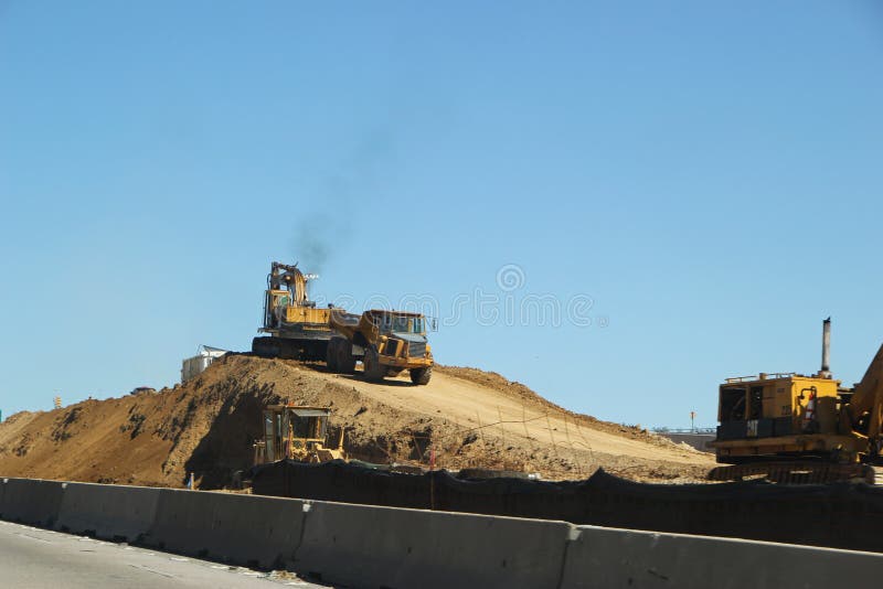 Highway Construction on Texas State Highway 26 Editorial Stock Image ...