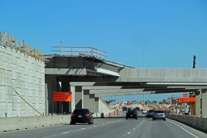 Highway Construction on Texas State Highway 26 Editorial Photography ...