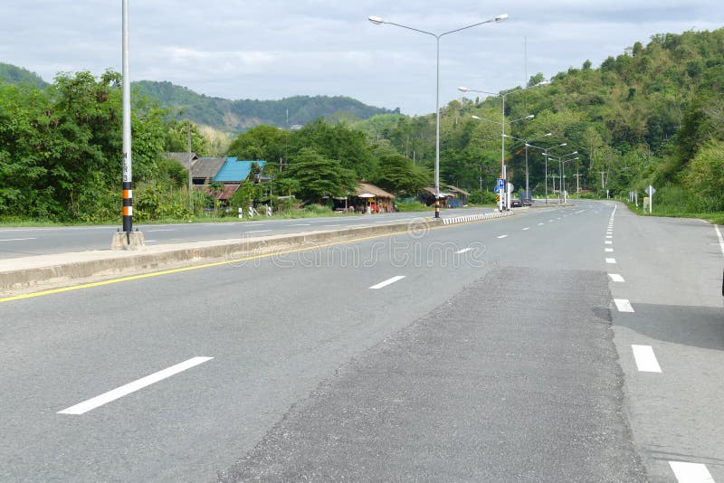 Highway in countryside stock image. Image of trip, freeway - 55282753