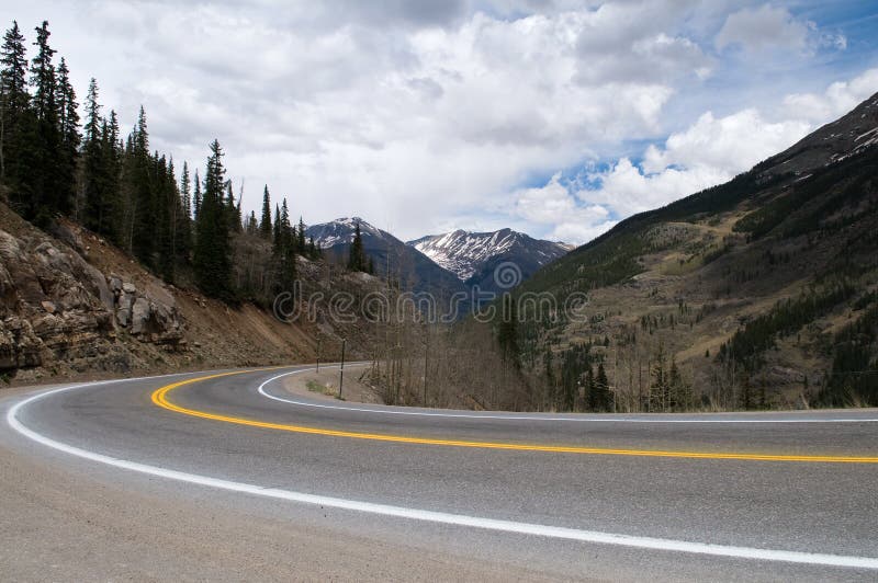 Highway curve stock photo. Image of pavement, clouds, overcast - 9570608