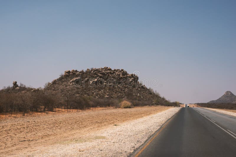 Highway in desert stock image. Image of landscape, nature - 266665931