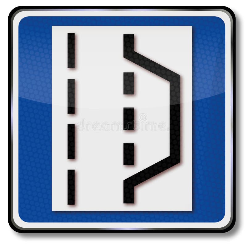 Highway emergency stop bay stock vector. Illustration of road - 66508706