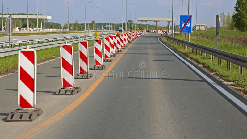 Highway End Sign stock photo. Image of traffic, transportation - 292550342
