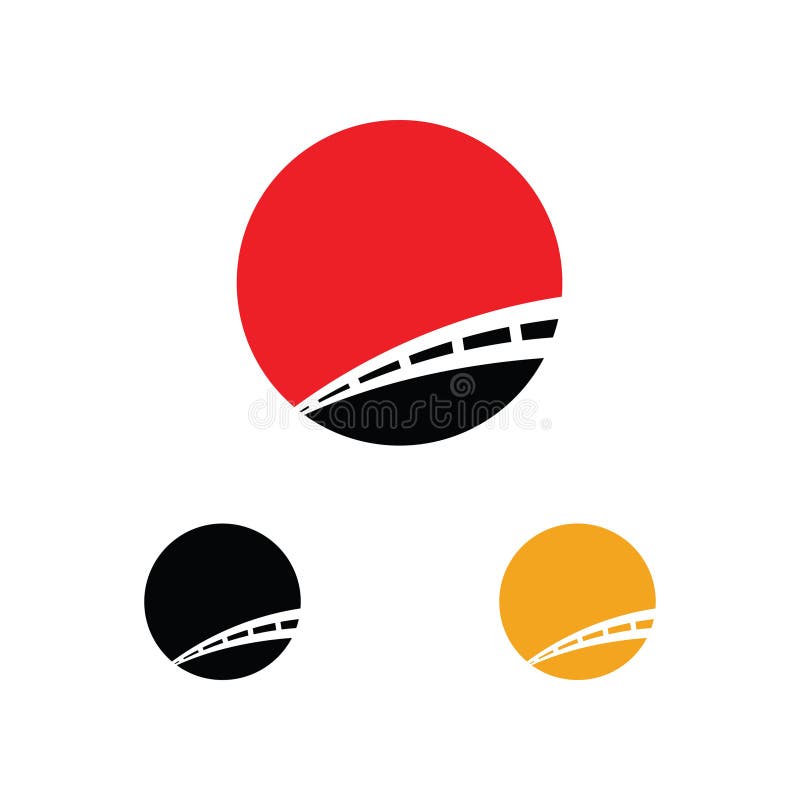 Highway Freeway Road Infrastructure Logo Stock Vector - Illustration of ...