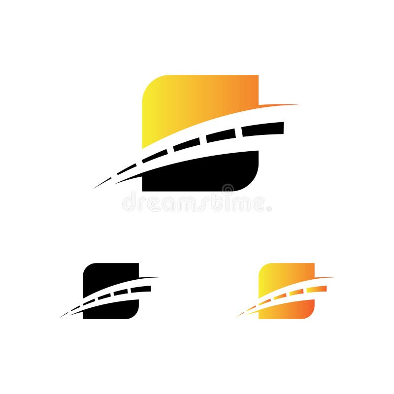 Highway Freeway Road Infrastructure Logo Stock Vector - Illustration of ...