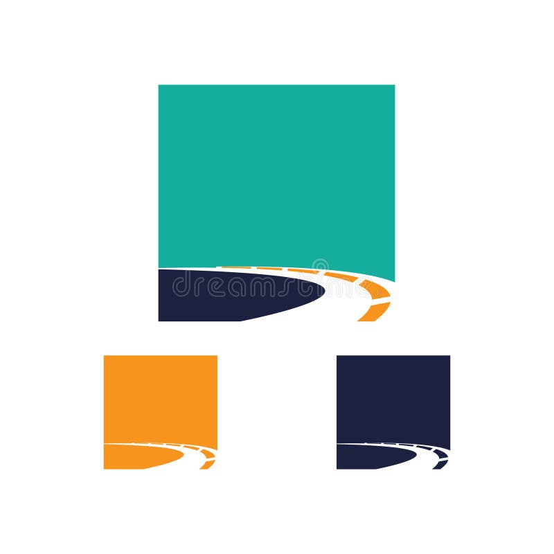 Highway Freeway Road Infrastructure Logo Stock Vector - Illustration of ...