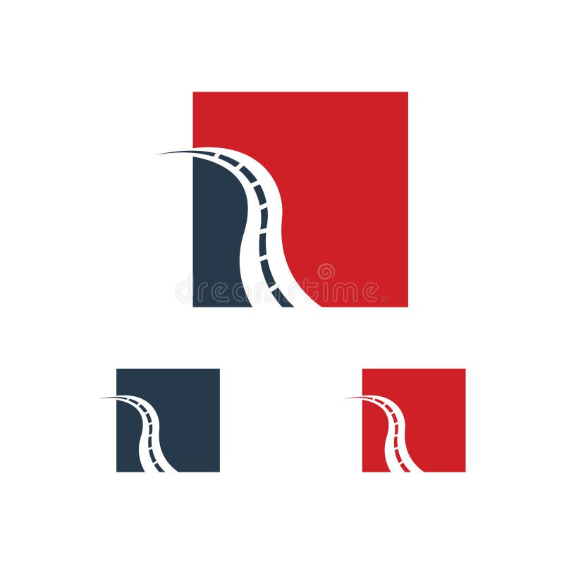 Highway Freeway Road Infrastructure Logo Stock Vector - Illustration of ...