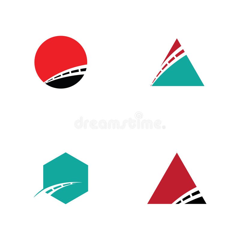 Highway Freeway Road Infrastructure Logo Stock Vector - Illustration of ...