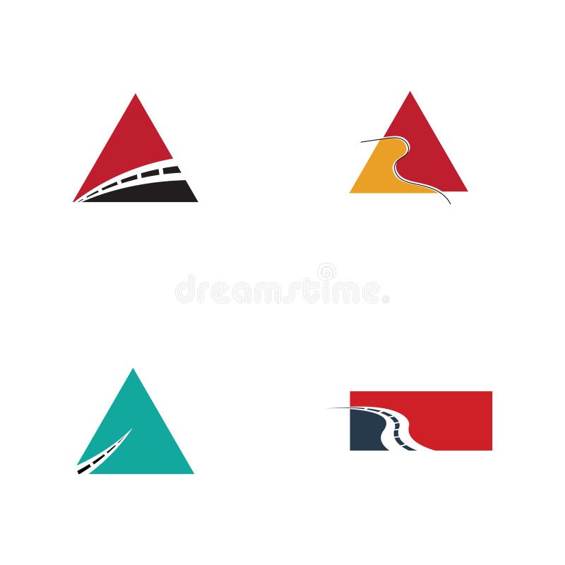 Highway Freeway Road Infrastructure Logo Stock Vector - Illustration of ...