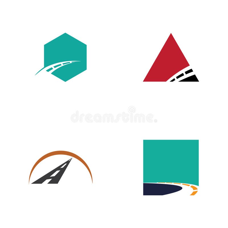 Highway Freeway Road Infrastructure Logo Stock Vector - Illustration of ...