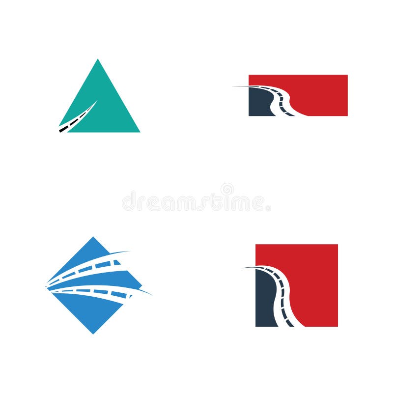 Highway Freeway Road Infrastructure Logo Stock Vector - Illustration of ...