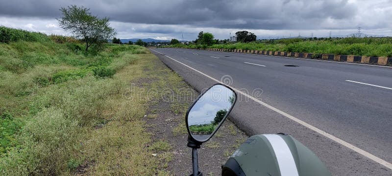 Highway or Freeway Under Dark Sky Stock Photo - Image of alaska, canada ...