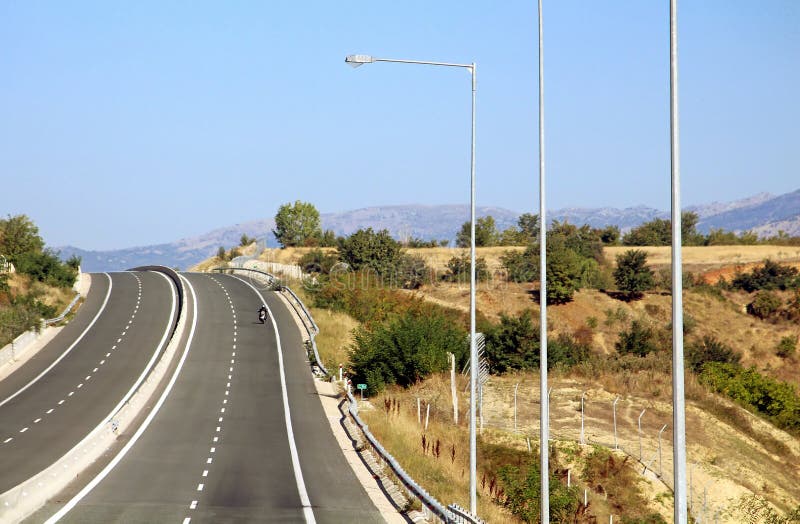 Highway in Greece stock photo. Image of mediterranean - 46890642