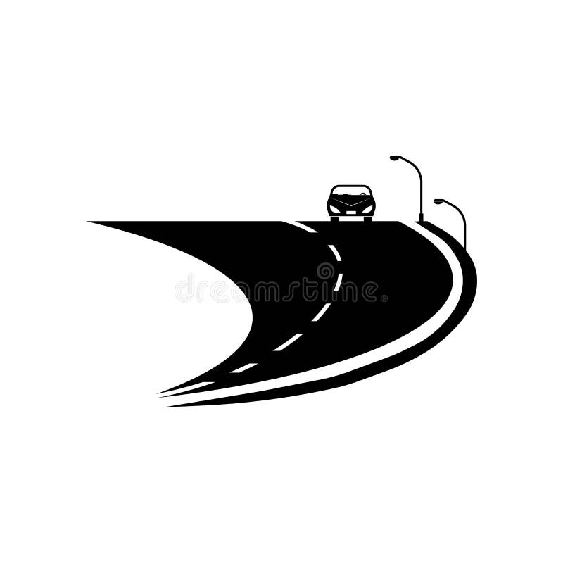 Highway icon stock vector. Illustration of pictogram - 247899342