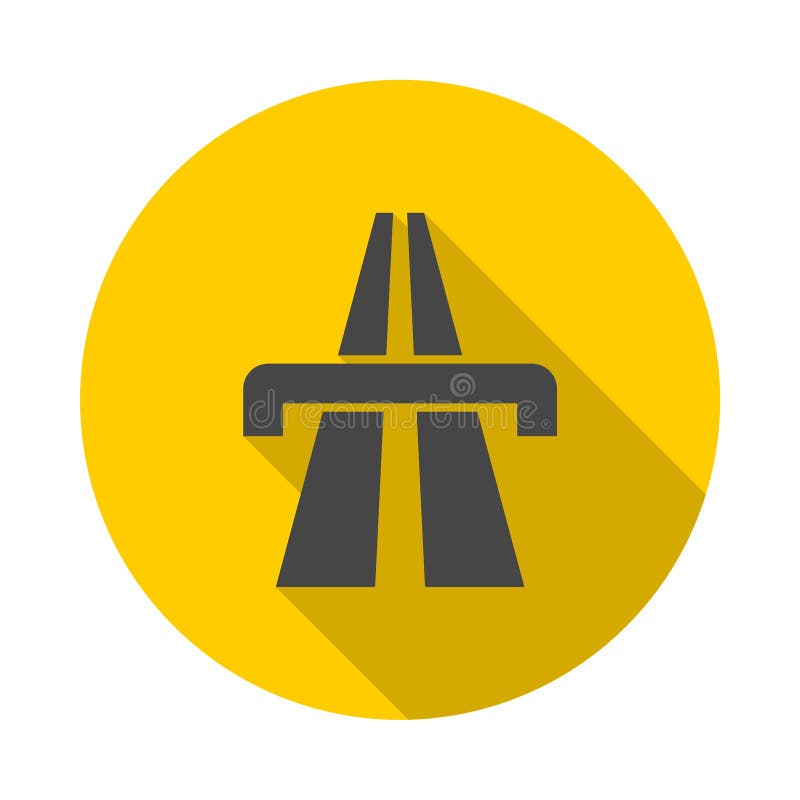 Highway icons set stock vector. Illustration of motorway - 136160013