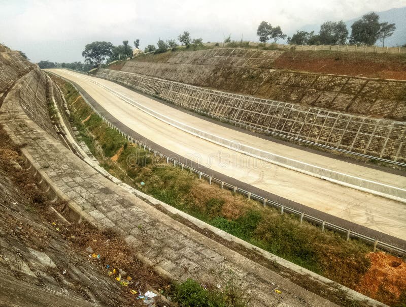 Highway in Indonesia Via Tol Malang Stock Image - Image of malang ...
