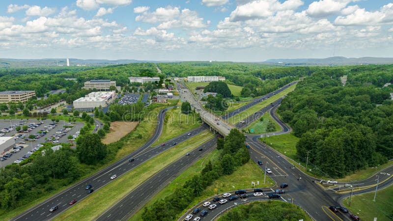 Highway Interchange I-84 Exit 31 Southington CT Connecticut Roadways ...