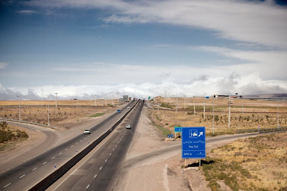 Highway in Iran stock image. Image of country, mount - 35046019