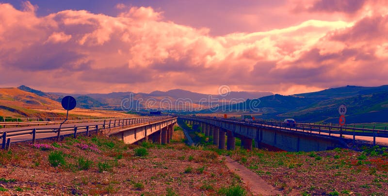 Highway stock photo. Image of highway, danger, italy - 197662448