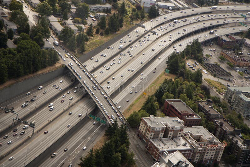 Highway in large city stock image. Image of pass, bypass - 21003741