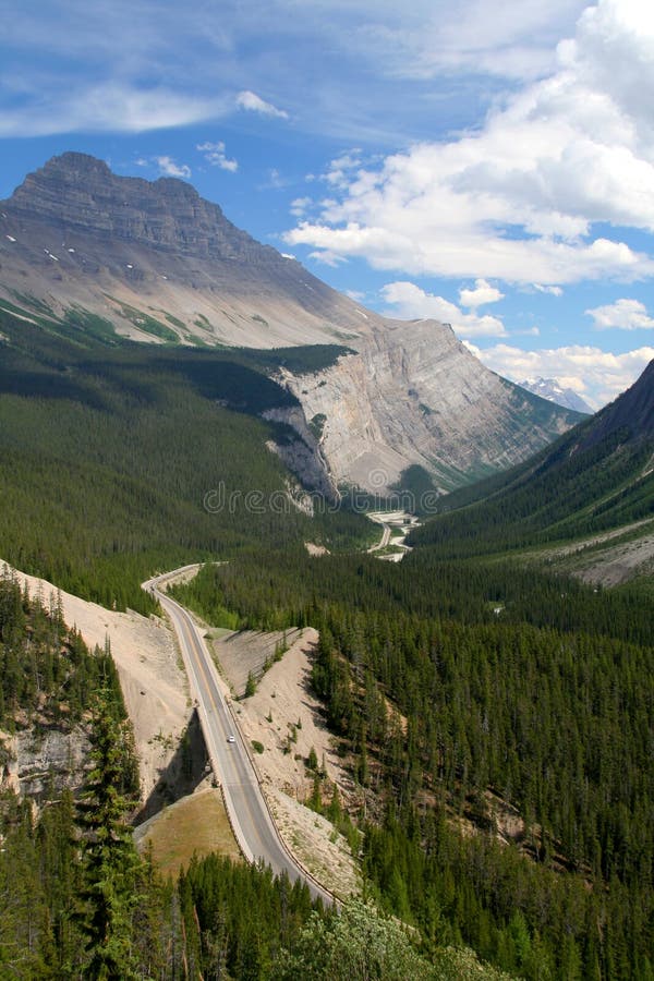 Mountain Highway stock photo. Image of pretty, clear, alberta - 416386