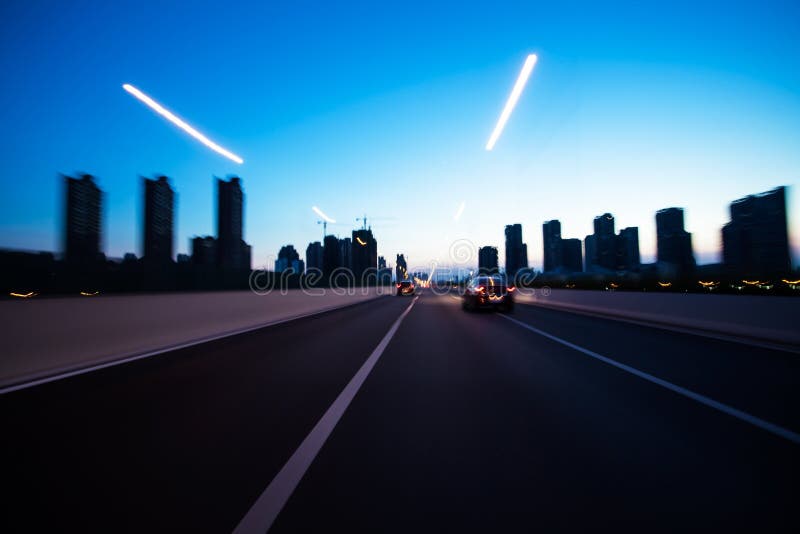 Highway at night stock image. Image of highway, dramatic - 35315859