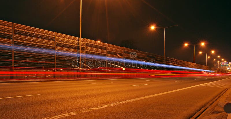 Highway night shot stock photo. Image of freeway, exposure - 92930494