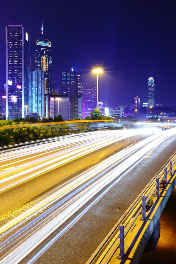 Highway at night stock photo. Image of busy, transportation - 32376142
