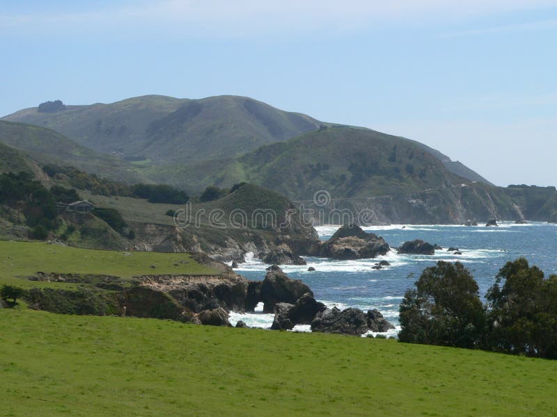 Highway One stock photo. Image of rocks, surf, california - 1399064