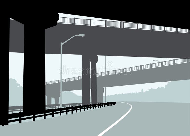 Cartoon Overpass Stock Illustrations – 821 Cartoon Overpass Stock ...