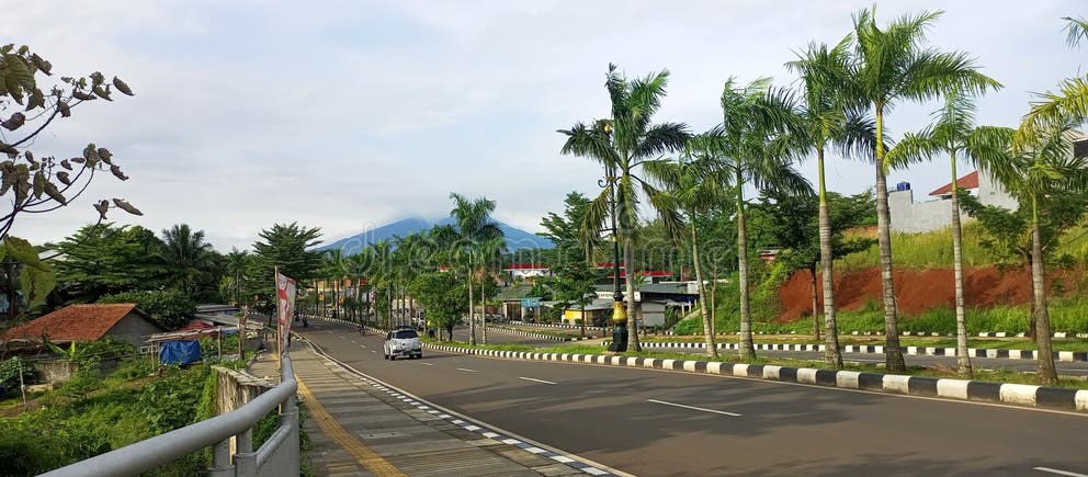 Highway in Pakansari Stadium Stock Image - Image of city, transport ...