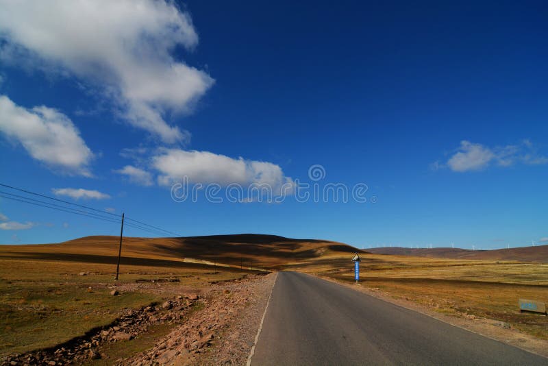 Highway on the Prairie stock photo. Image of deserted - 45010246
