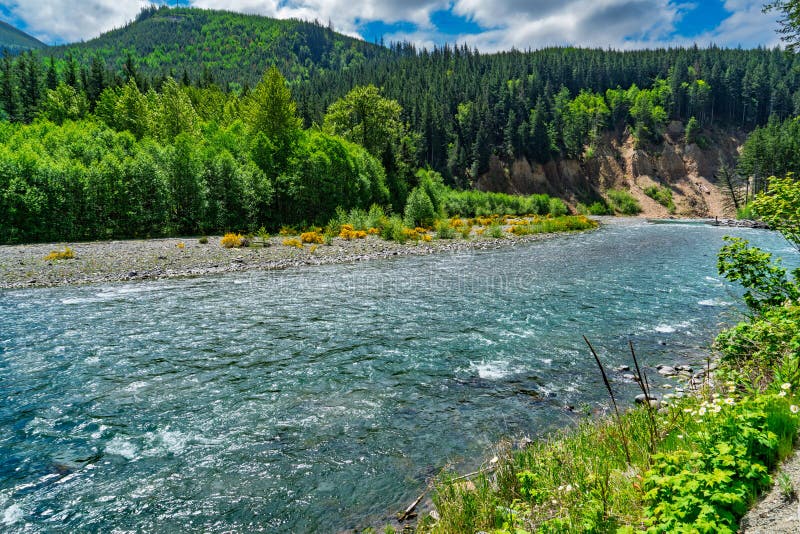 Highway 410 River 2 stock photo. Image of scenic, highway - 383230948