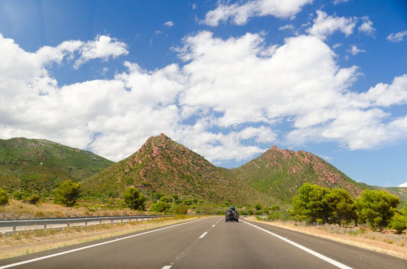 Highway road stock image. Image of asphalt, blue, place - 22875085
