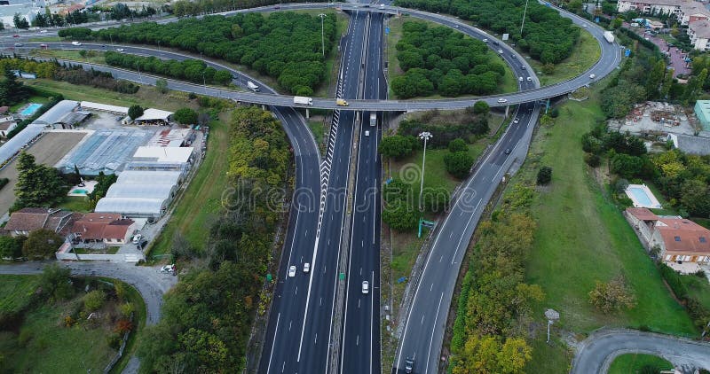 Highway and Road Interchange Stock Photo - Image of motorway, junction ...