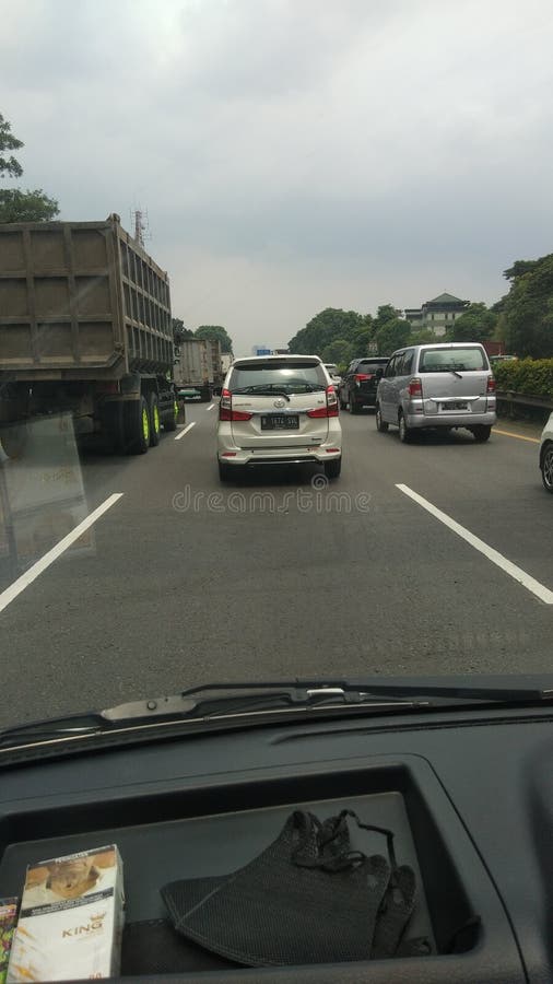 Highway Road Traffic Jam Morning Rush Our Editorial Stock Image - Image ...