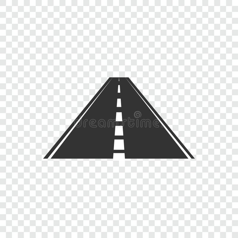 Highway, Road, Travel Icon. Vector Illustration, Flat Design Stock ...