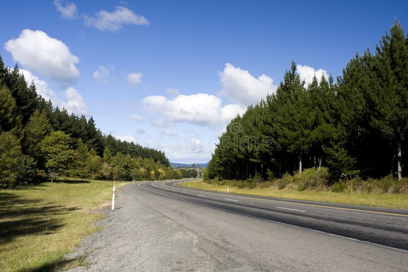 Highway in Rural Area stock image. Image of fast, motion - 9368959